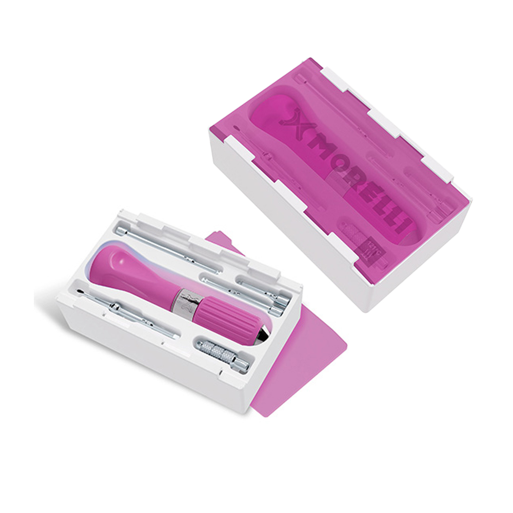 Morelli Kit de Herramientas para Microtornillos (Rosa) - Oderadent
